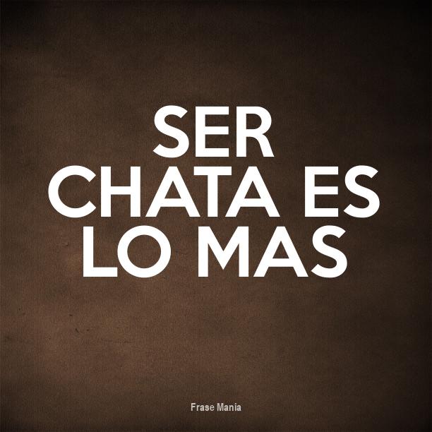 Cartel para: Ser chata es lo mas