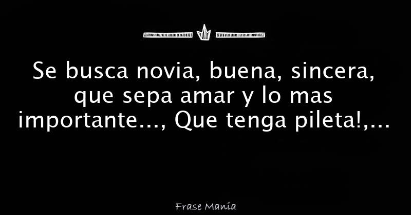 Imagenes con frases de se busca novio - Imagui